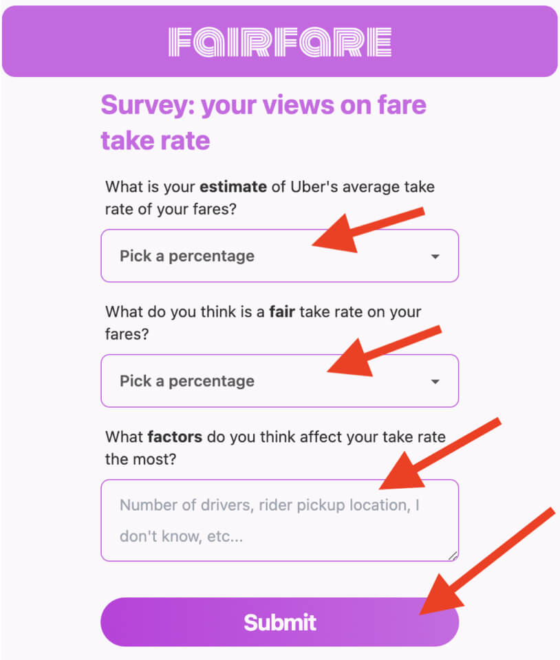 Instructions • FairFare
